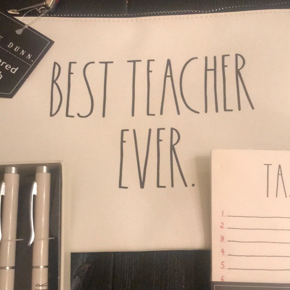 Rae Dunn | Office | Nwt Rae Dunn Best Teacher Ever Trio Set | Poshmark